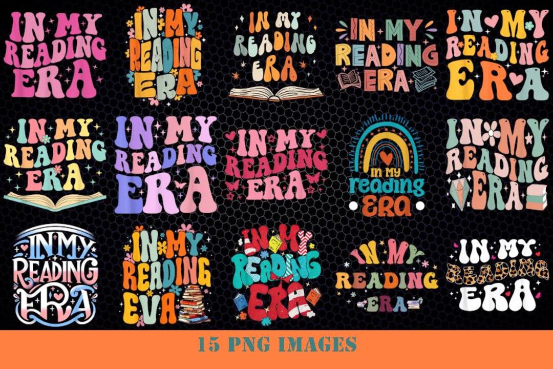 In My Reading Era Png, Reading Png, Bookish Png, in My Era Sublimation ...
