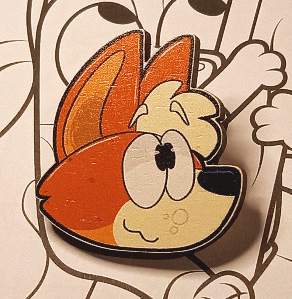 Bluey and Bingo Inspired Wooden Pins 1.5 - Etsy