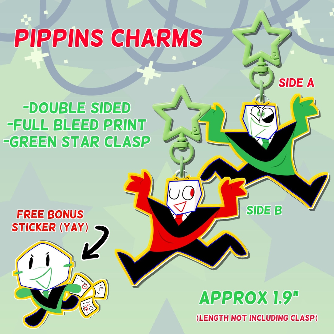 Deltarune Pippins / Battat Acrylic Keychain - Etsy