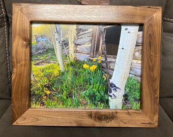Walnut Picture Frame - Etsy