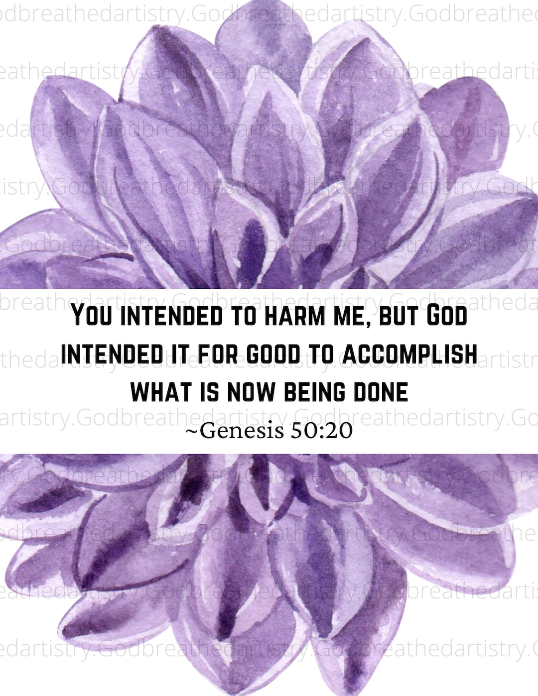 Genesis 50:20 Verse Image - Etsy