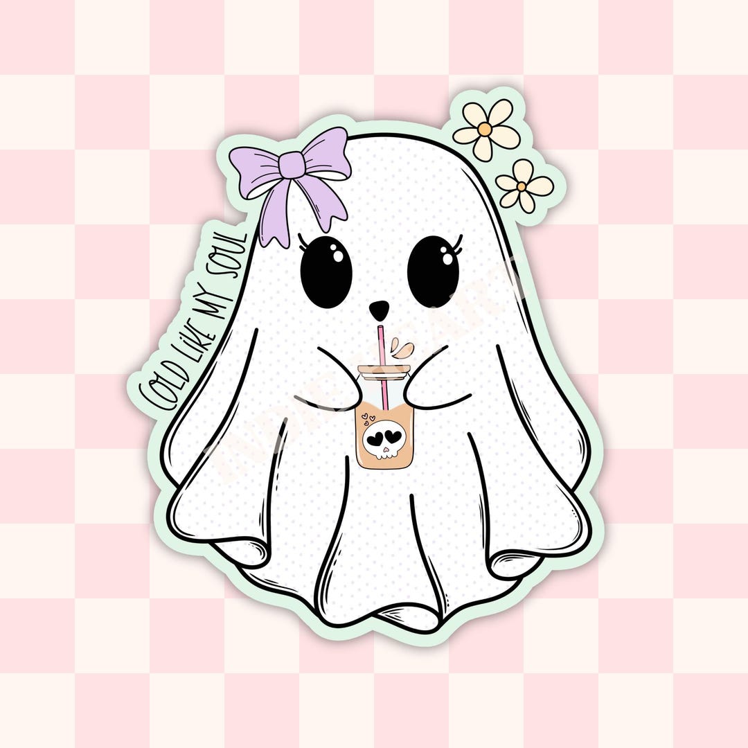 Cold Like My Soul Ghost Sticker | Halloween Reader Sticker | Vinyl E ...