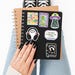 Spooky Book Club Sticker: Black Cat Halloween Vinyl Decal - Etsy