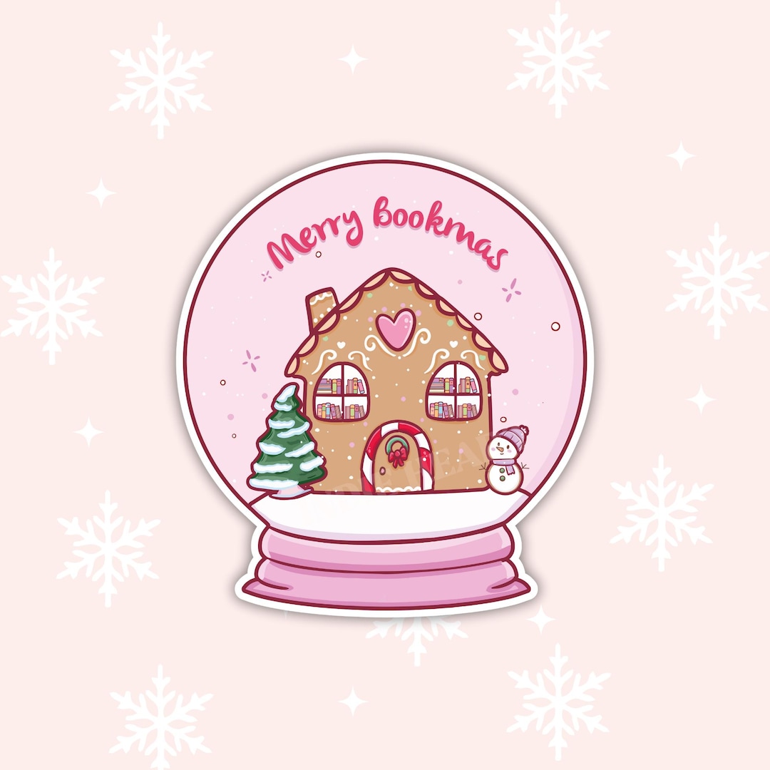 Bookstore Snow Globe Vinyl Stickers | Durable, Water-resistant | Kindle ...