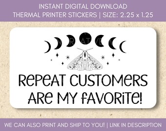 PNG Sticker Download Repeat Customers Are the Best Thermal Printer ...