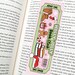 Holly Jolly Book Club Bookmark | Laminated Holiday Reader Gift - Etsy