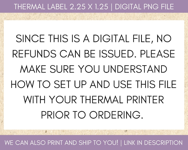 TL29 PNG Sticker Download Floral Customer Pickup Label - Etsy