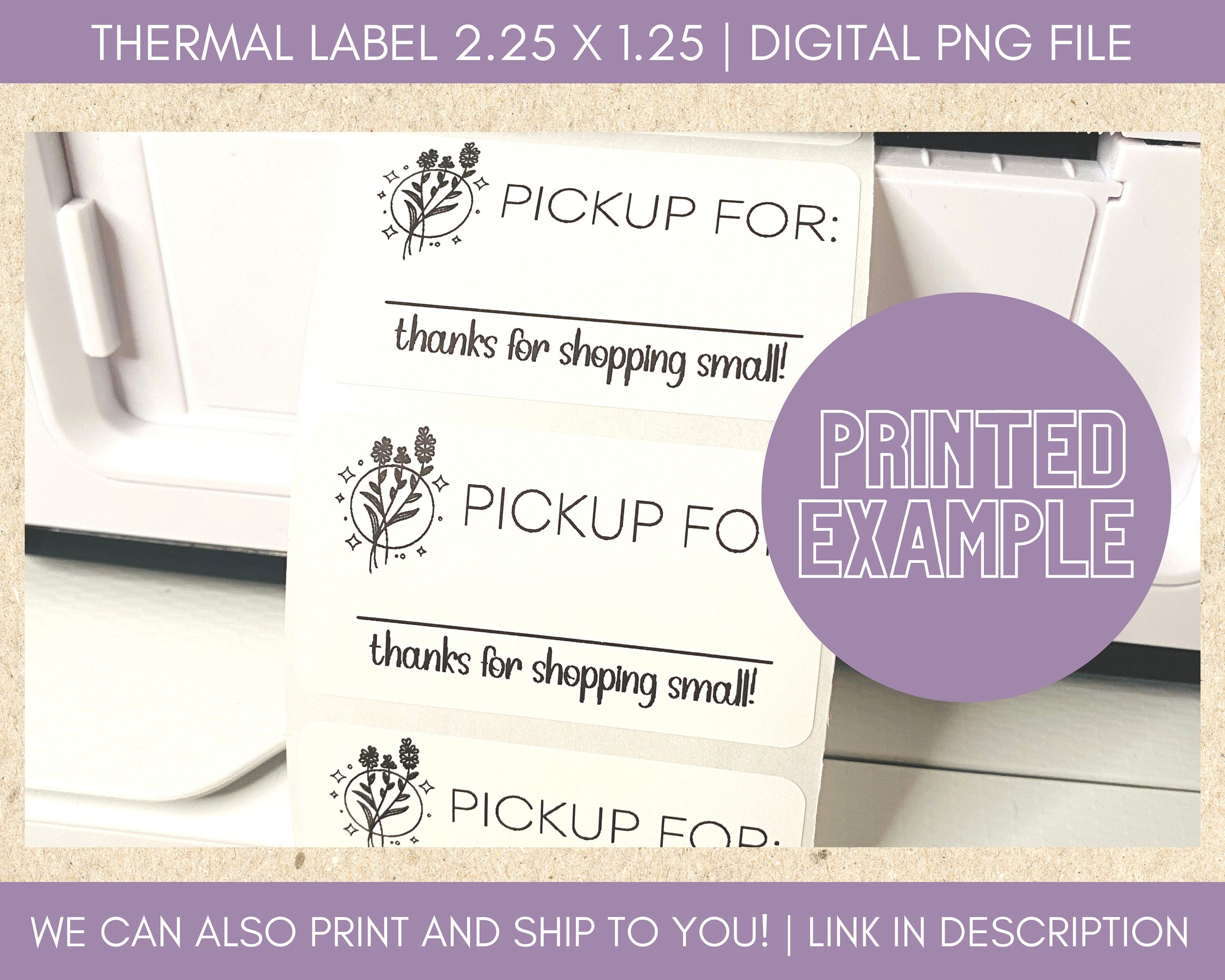 PNG Sticker Download Customer Pickup Label Mystical Thermal Sticker ...