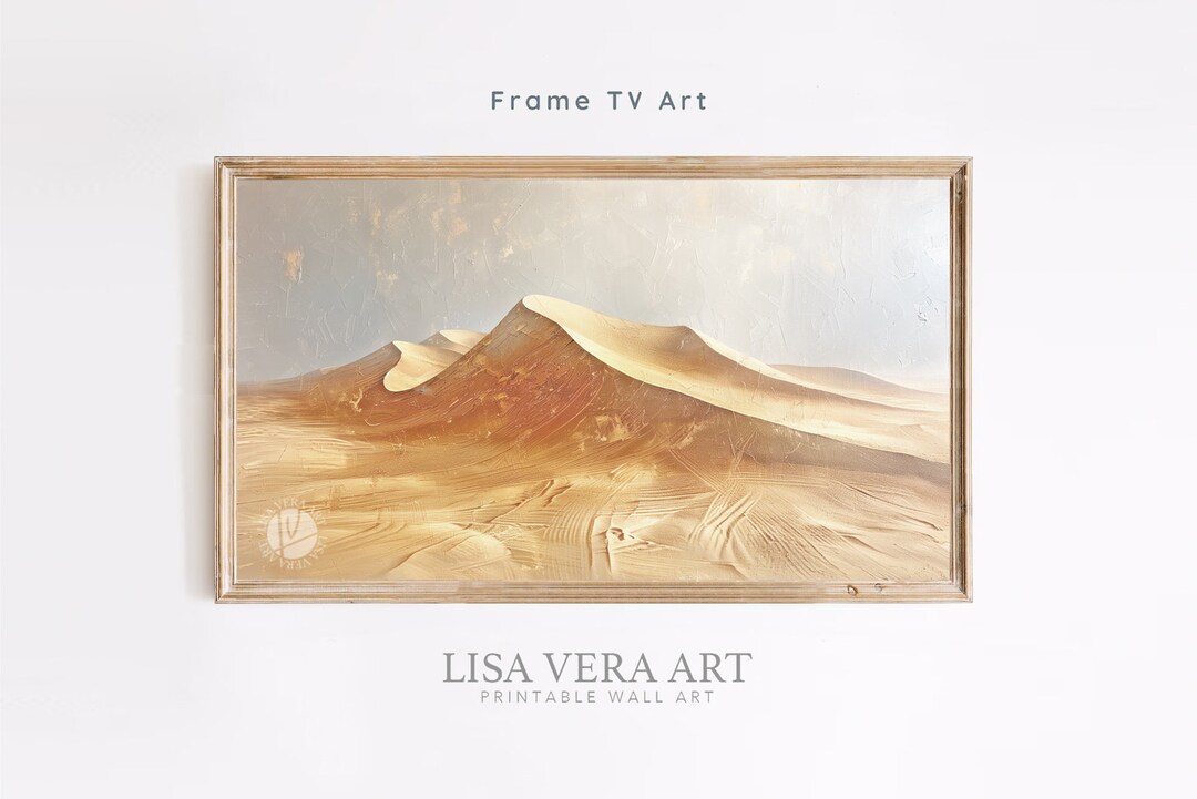 Frame TV Antique Desert Sand Dunes Painting Digital Download, Samsung ...