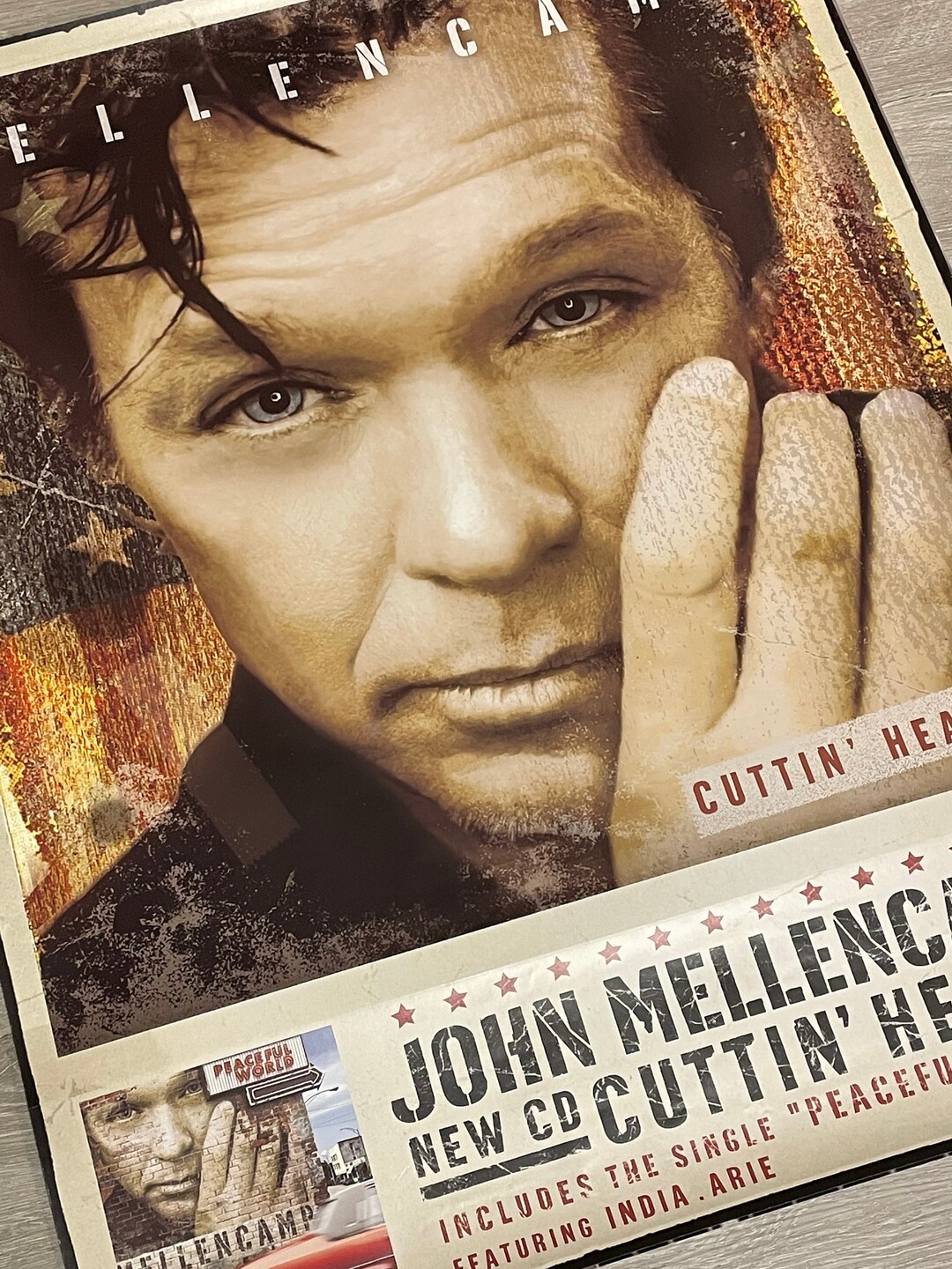 John Mellencamp Album Promo Poster Cuttin' Heads - Etsy