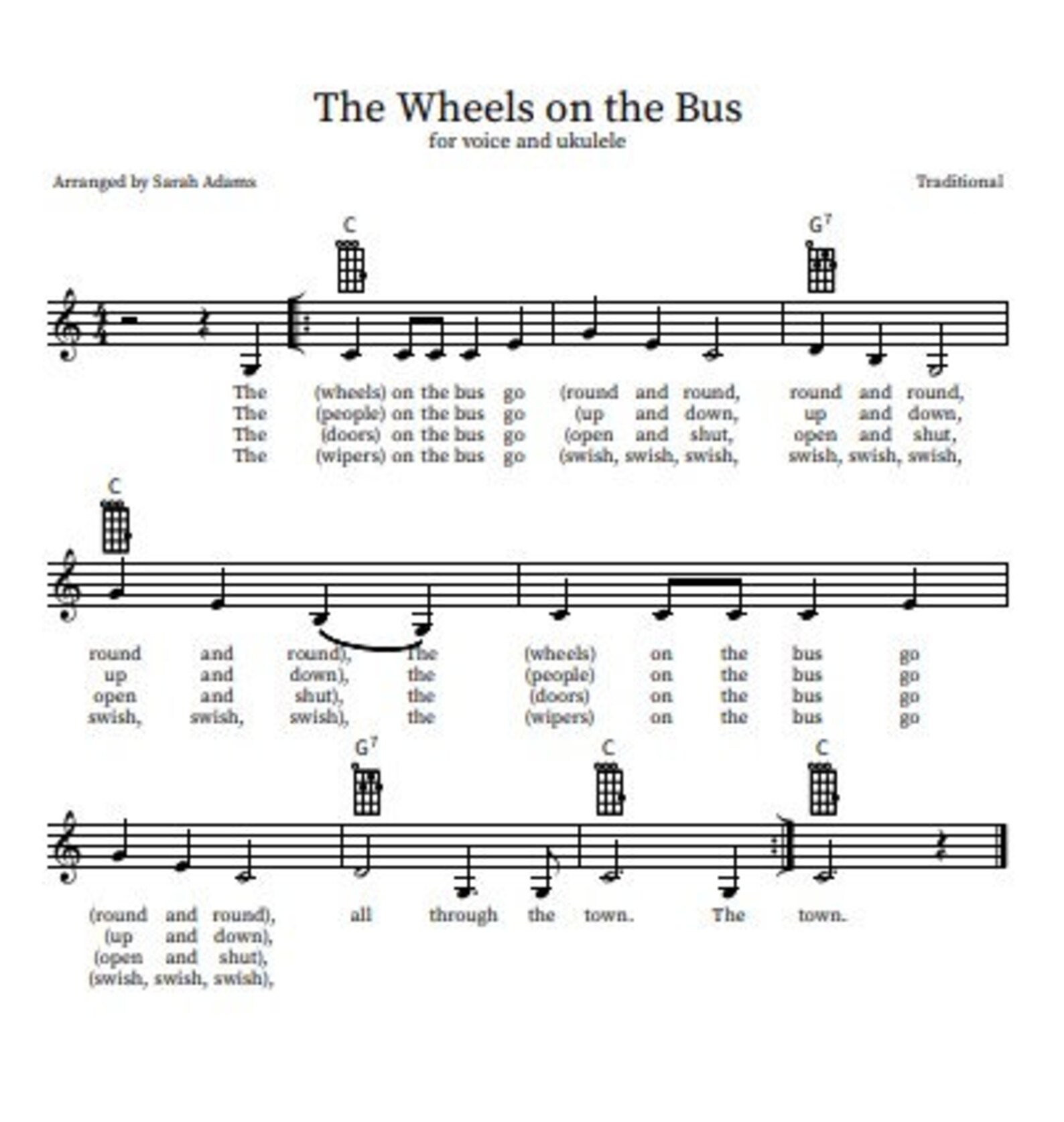 The Early Childhood Teacher's Ukulele Songbook - Etsy