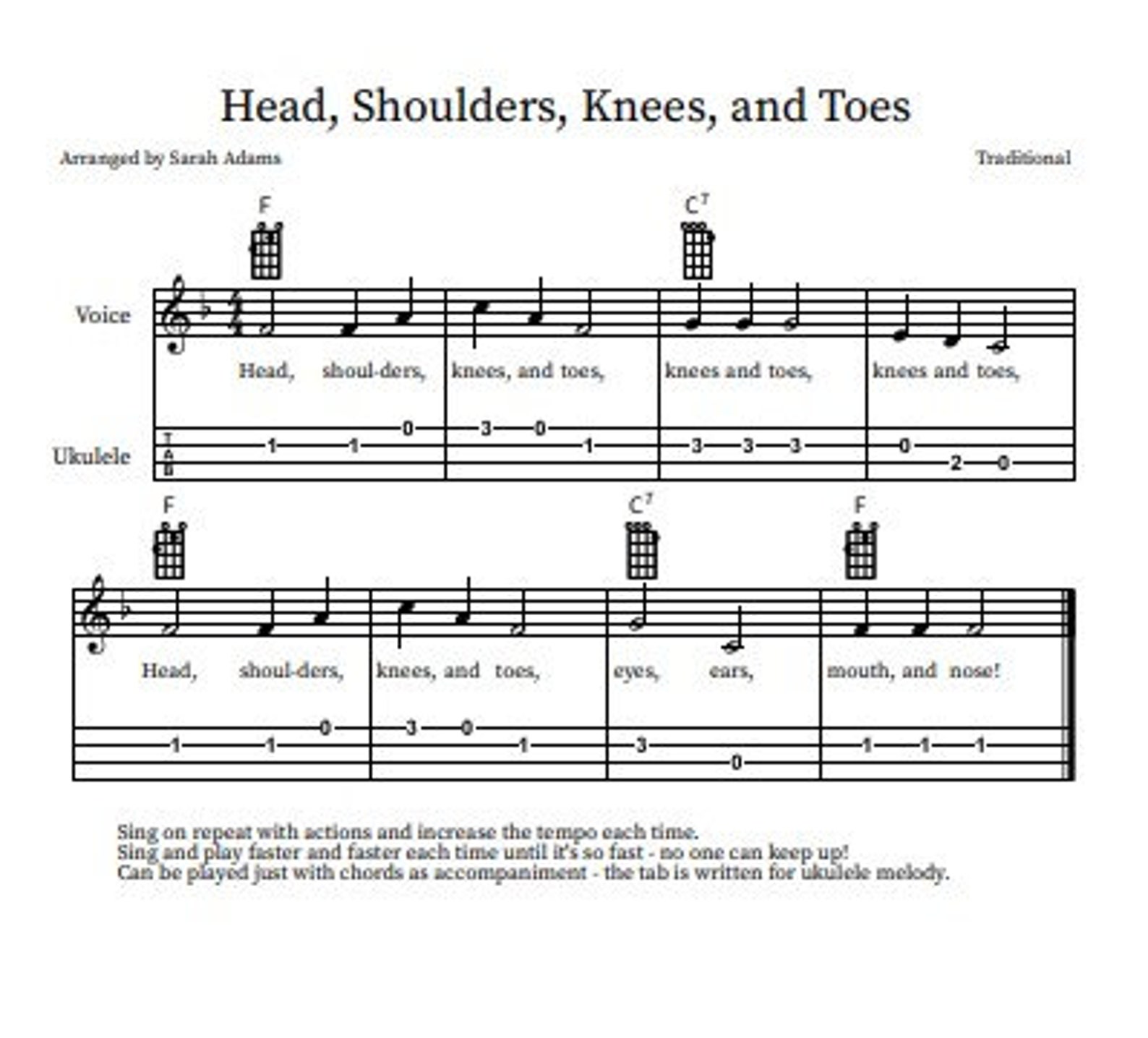 The Early Childhood Teacher's Ukulele Songbook - Etsy