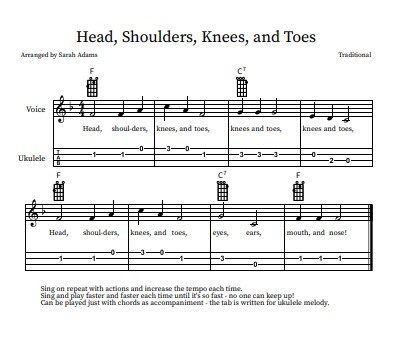The Early Childhood Teacher's Ukulele Songbook - Etsy