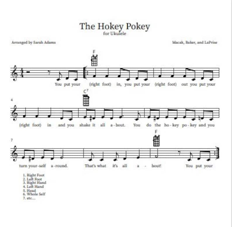 The Early Childhood Teacher's Ukulele Songbook - Etsy