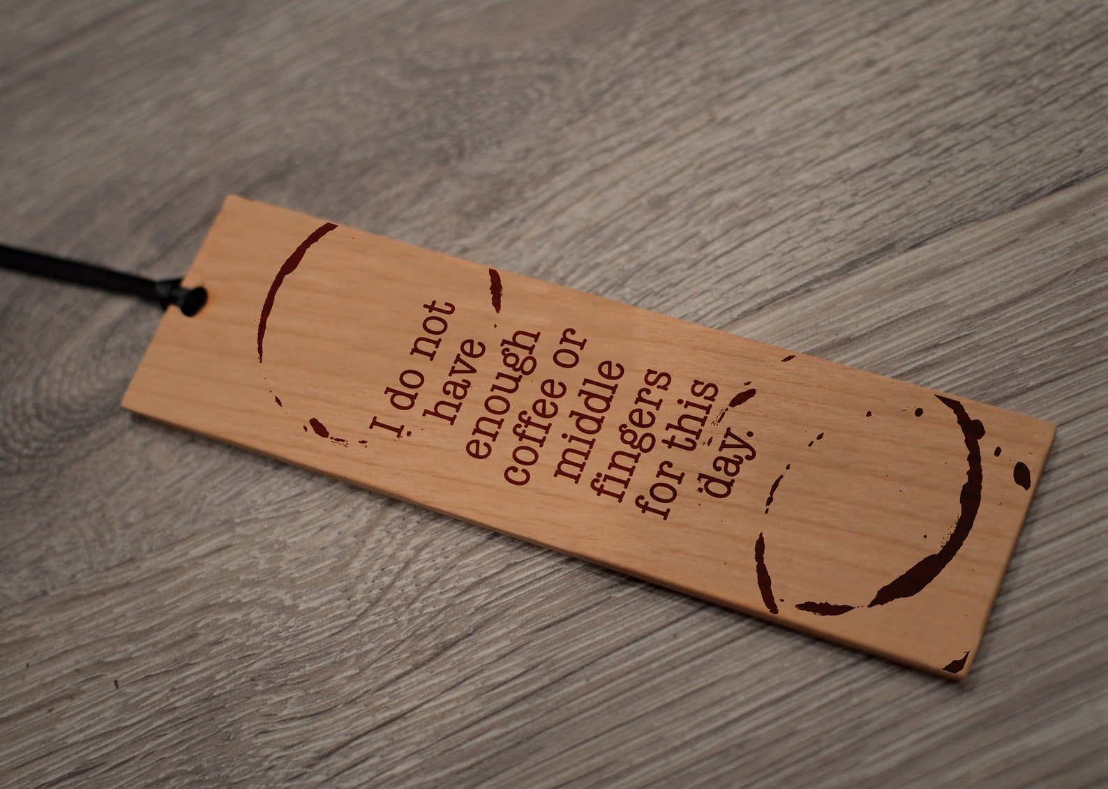 Bookmark - Wood Burned | Funny Bookmark | Snarky Bookmark | Gift for ...