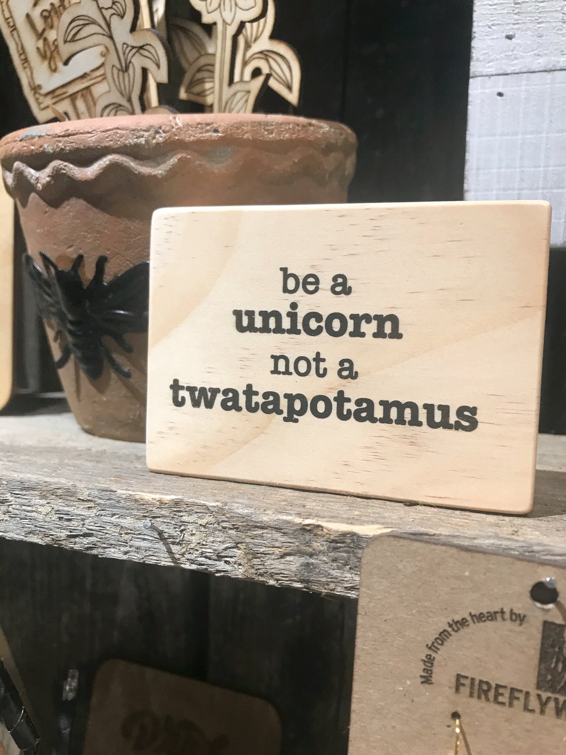 Snarky Block Signs Funny Signs Small Shelf Sign - Etsy