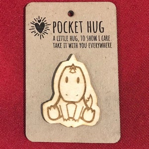 Pocket Hug | Wood Burned | Love Token | Thinking of You Gift ...