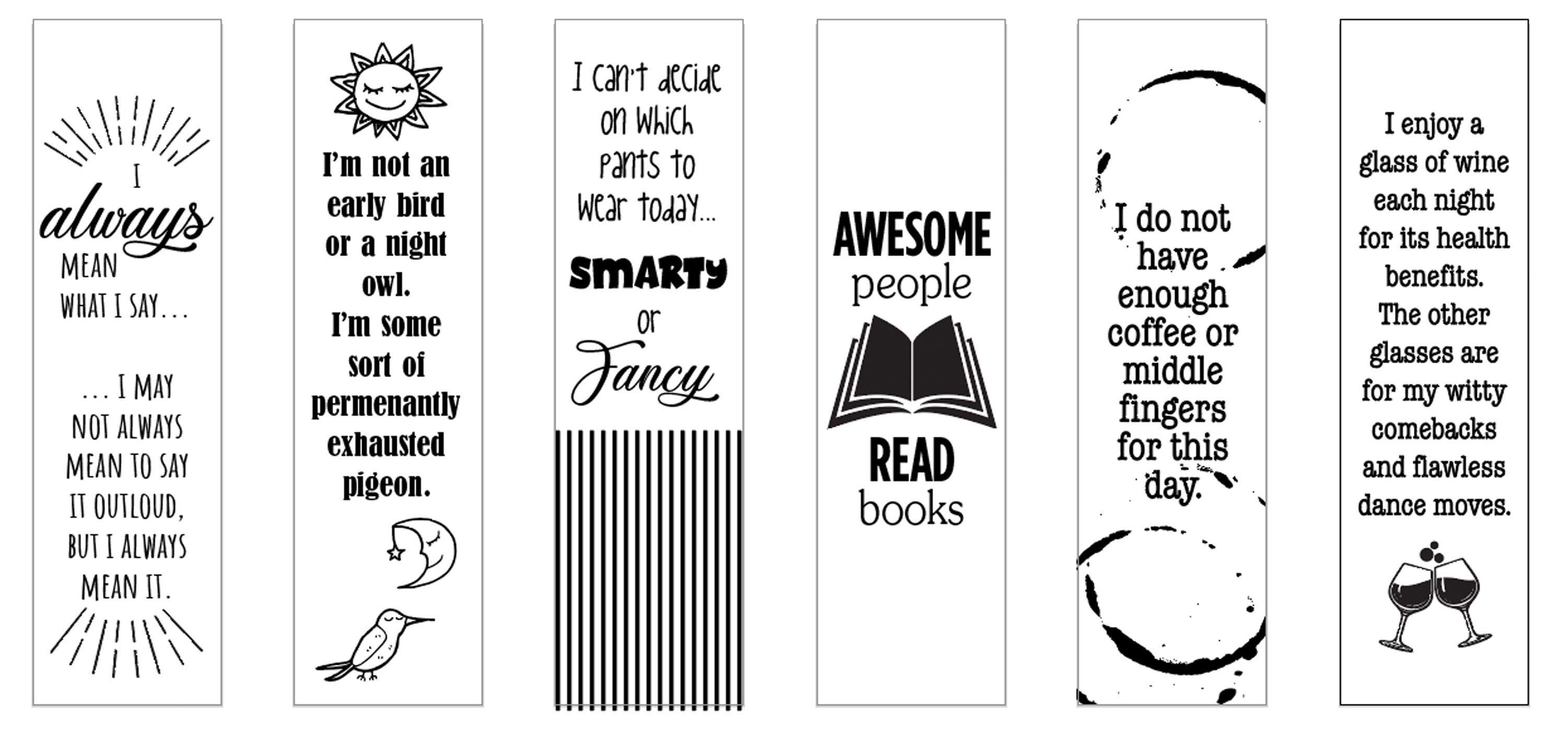 Bookmark Wood Burned Funny Bookmark Snarky Bookmark Gift for Reader ...