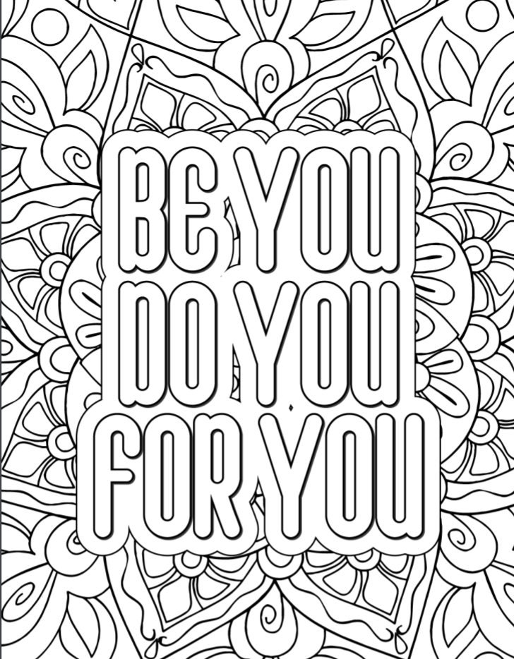 Inspirational Coloring Pages - Etsy