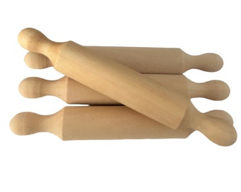 Child Size Wooden Rolling Pin. Play Dough Sensory Play. - Etsy