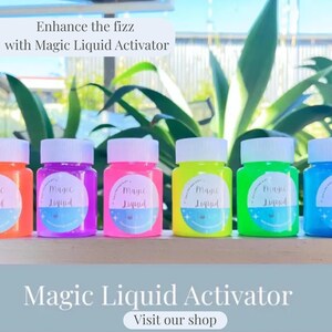 Rainbow Magic Fizzy Rocks Kids Sensory Science Kit Potion Play Party ...