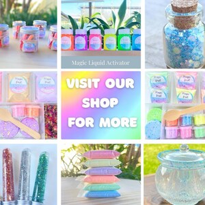 Rainbow Magic Fizzy Rocks Kids Sensory Science Kit Potion Play Party ...