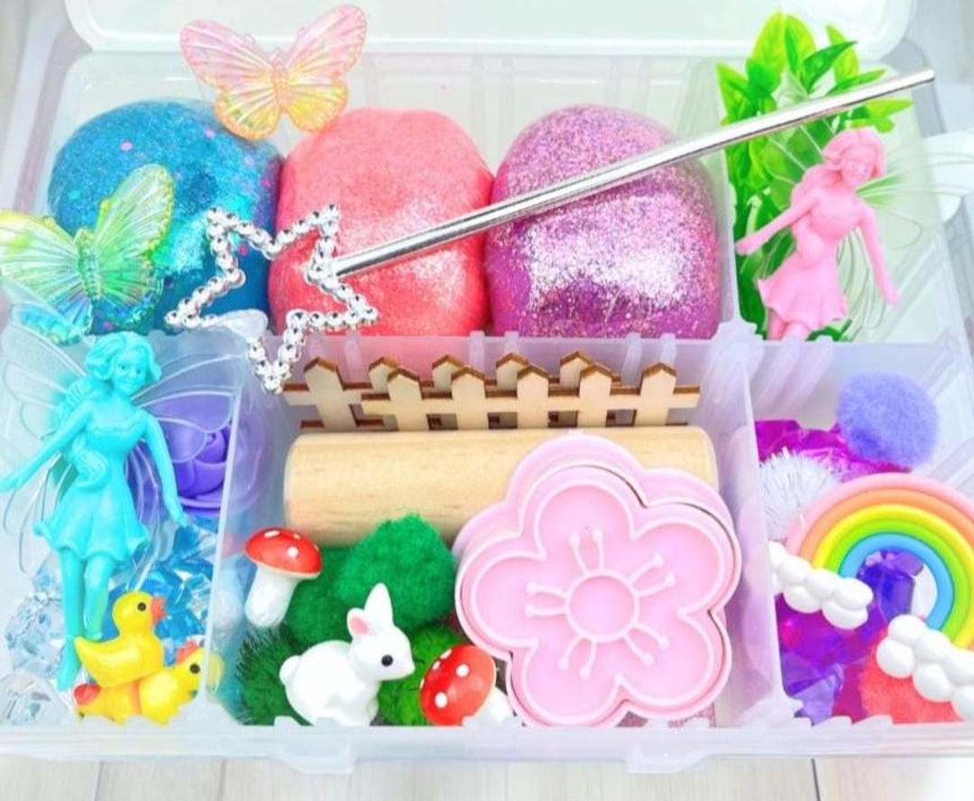 Fairy Play Dough Activity for Girls Gift Idea Personalised Girls Busy ...