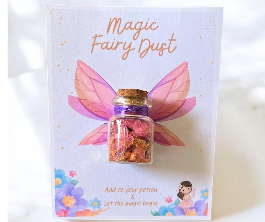 Magic Fairy Dust for Potions Fairy Dust Bottle Fairy Potion Party ...