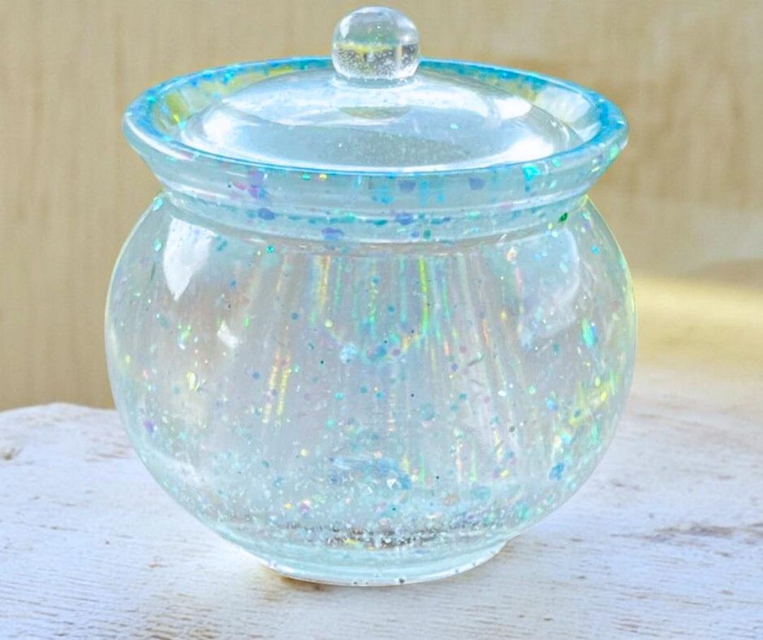 Resin Cauldron Glow in the Dark Potion Play Sensory Bin Toy Fizzy Gift ...