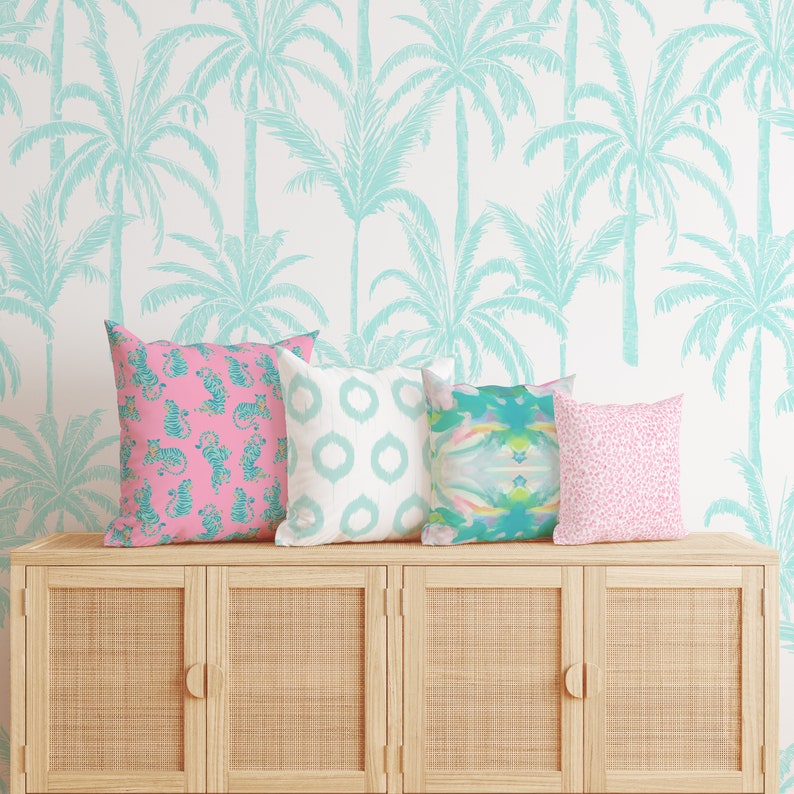 Leopard Print Throw Pillow, Cheetah Print, Preppy Home Decor ...