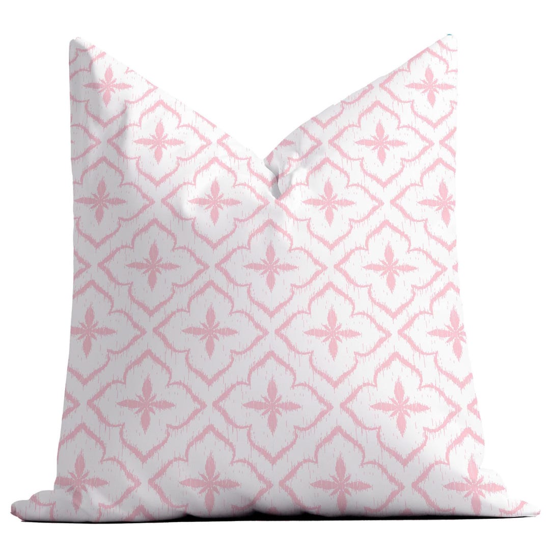 Pink Floral Throw Pillow: Savannah Sand Dollar Design - Etsy