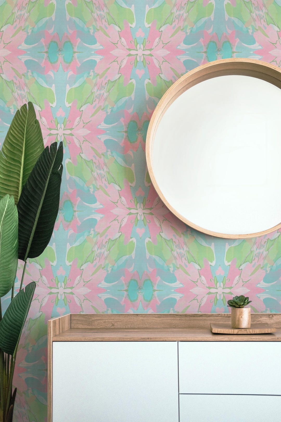 Cabana Abstract Wallpaper, Peel and Stick, Removable, Charleston ...