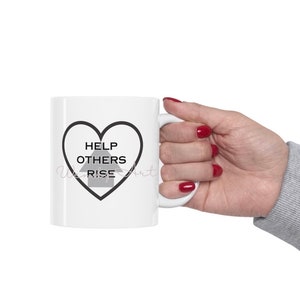 Help Others Rise PNG SVG JPG | Heart Svg, Positive Vibes Svg, Helping ...