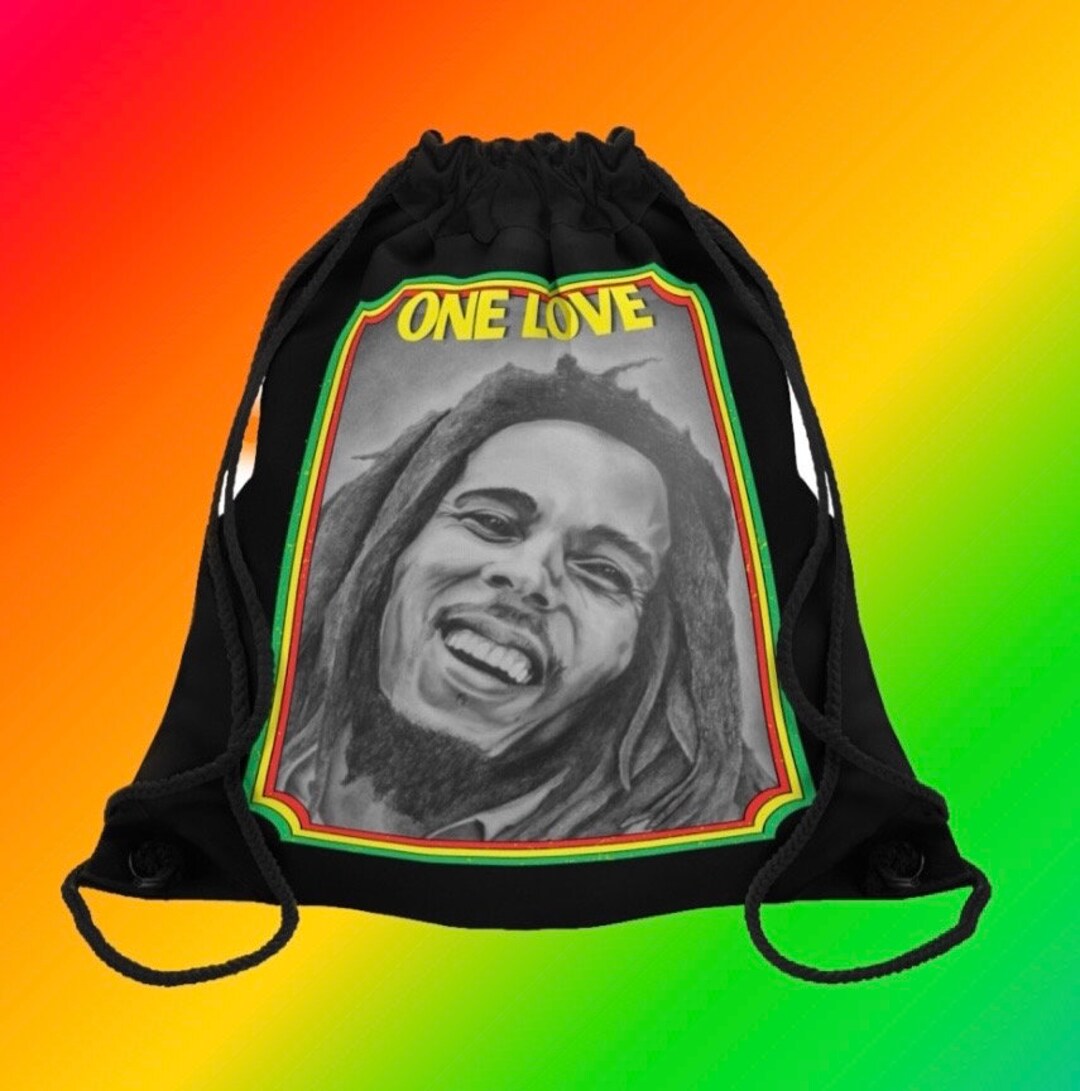 Ultra Light Backpack, Rasta Drawstring Bag, Jamaican Rastafarian ...