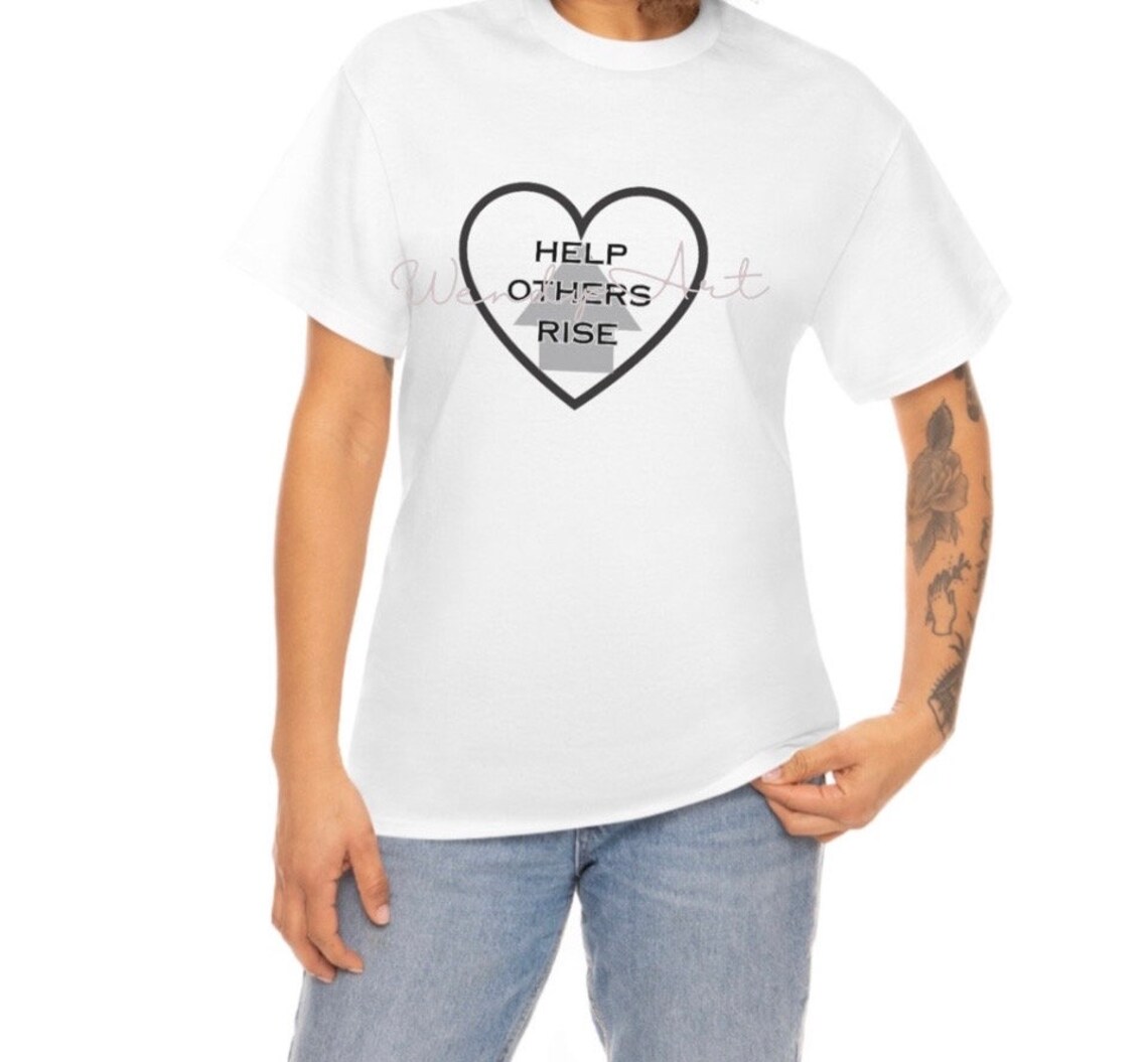 Help Others Rise PNG SVG JPG Heart Svg, Positive Vibes Svg, Helping ...