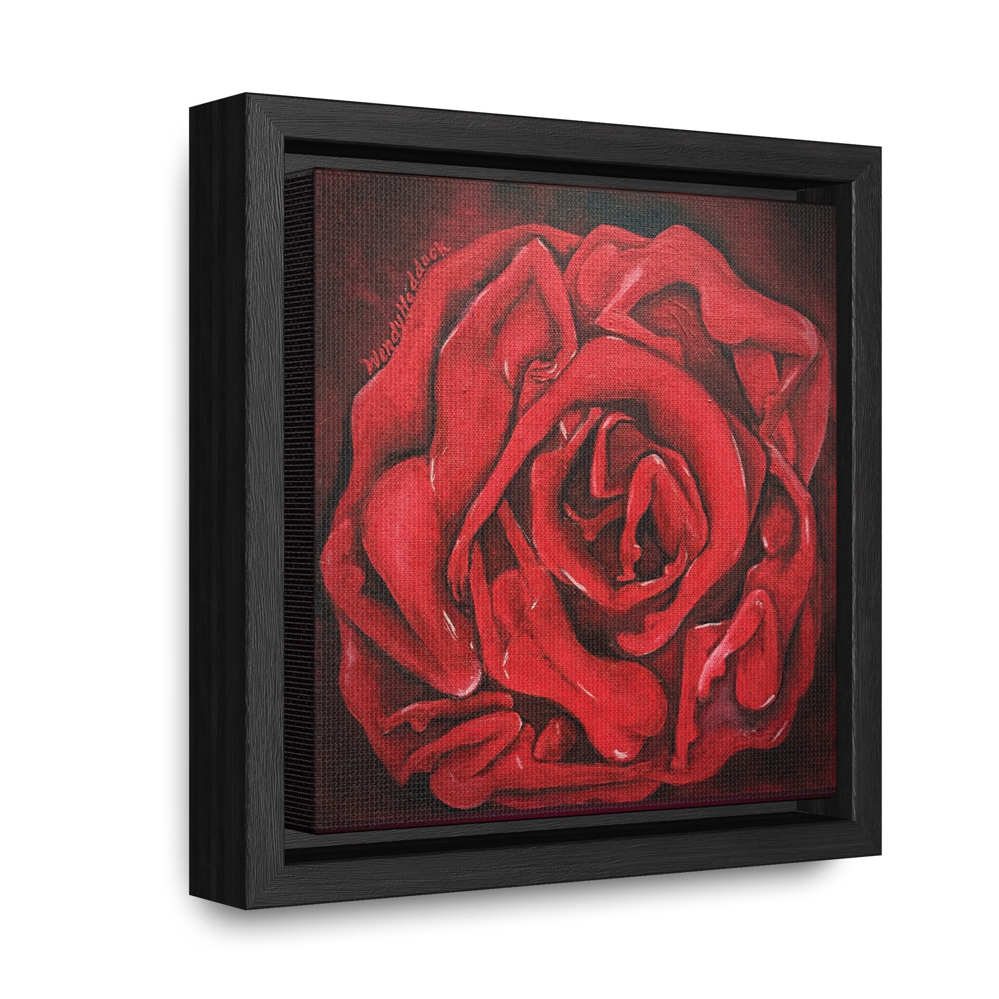 Dancer Rose | Dance Artwork | Red Rose With Hidden Dancers | Gift for ...