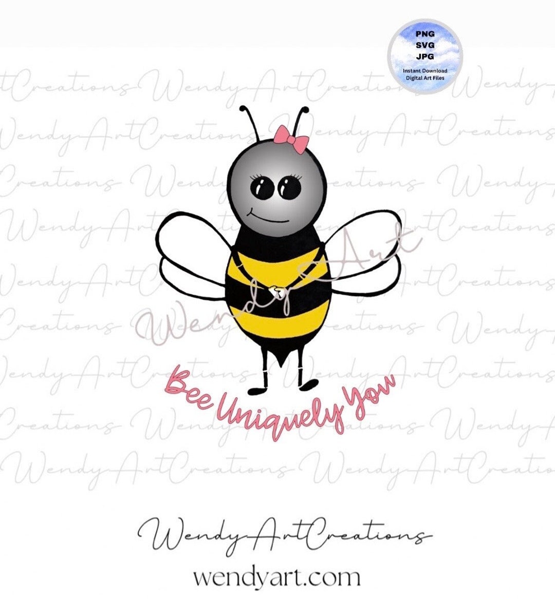 Bee Uniquely You SVG, Bee Kind PNG, Cut File (digital Download) - Etsy