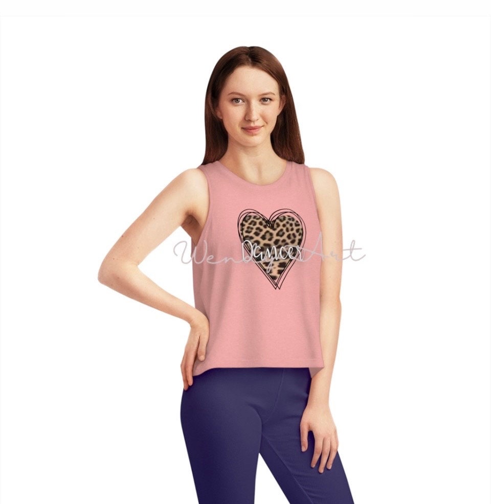 Dancer Leopard Heart SVG, Ballerina Leopard Heart Svg, Sublimination ...