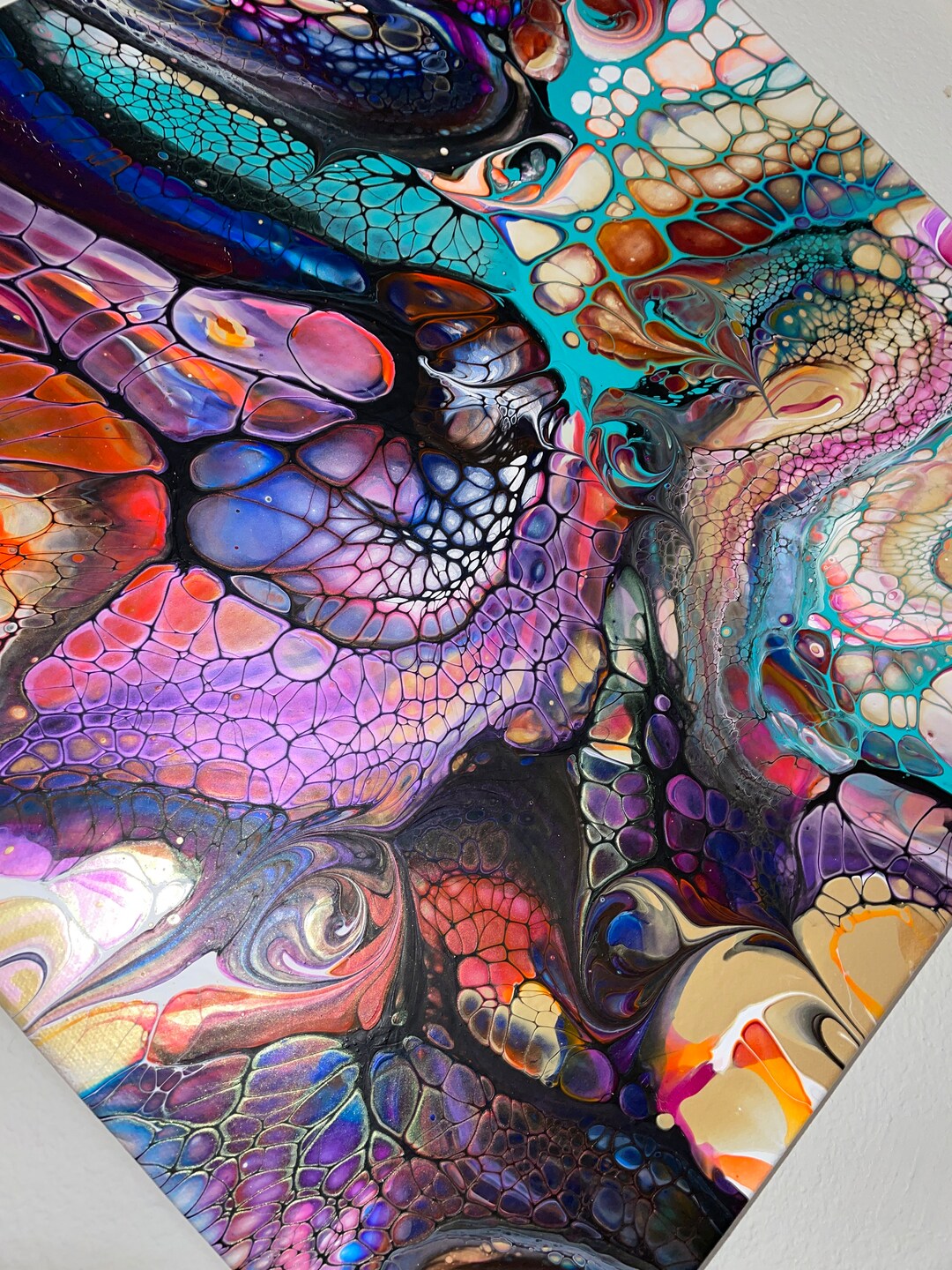 Wall Art- Original Abstract Fluid Art Painting I Unique Home Decor ...