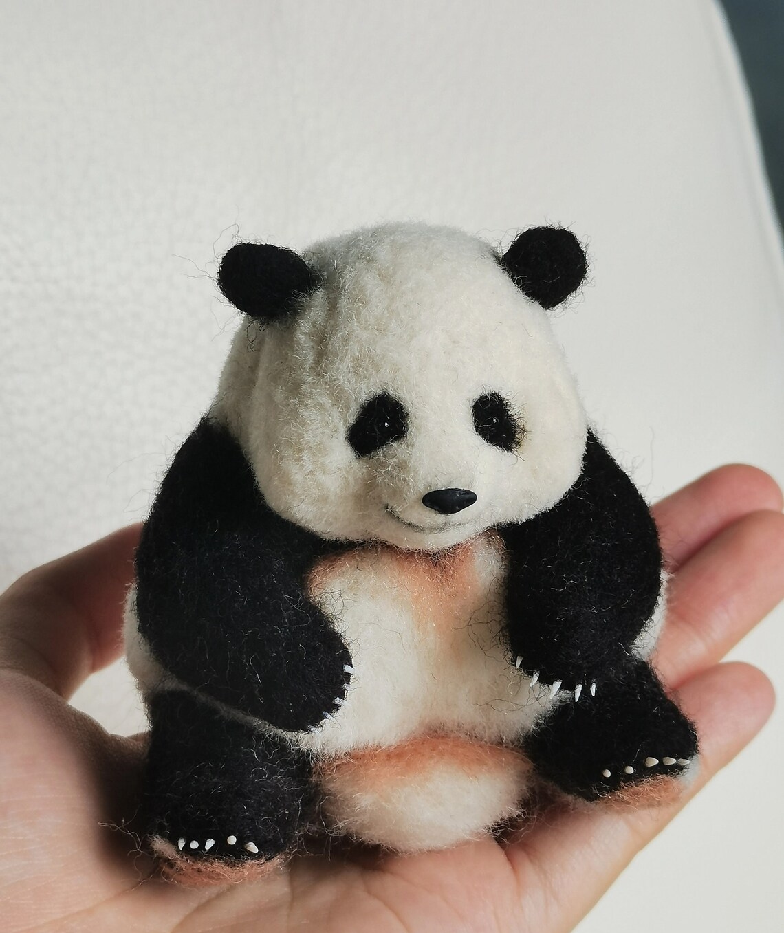Handmade Needle Felted Giant Panda - an Adorable & Unique Woolen ...