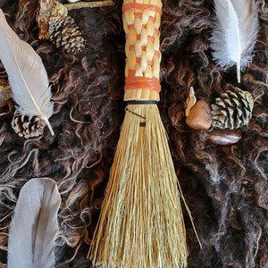 Repurposed Baling Twine Handle Whisk Broom - Handmade Hand Whisk, Sweep ...