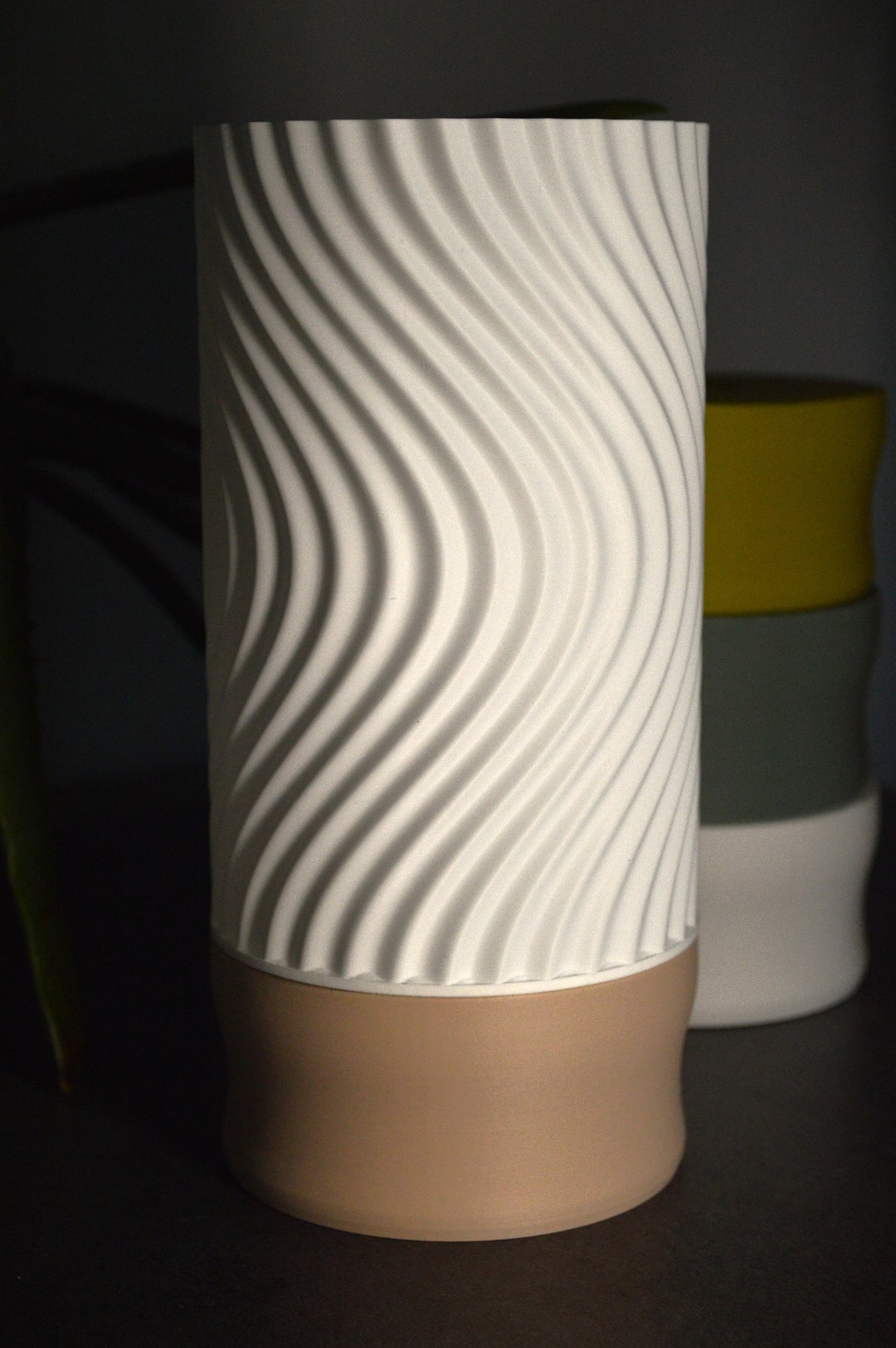 Waves' [STL] | 3D Table Lamp | Eco-designed | Modern & Elegant Design ...