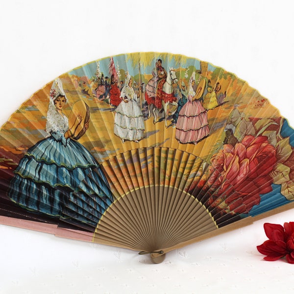 Spanish Hand Fan - Etsy