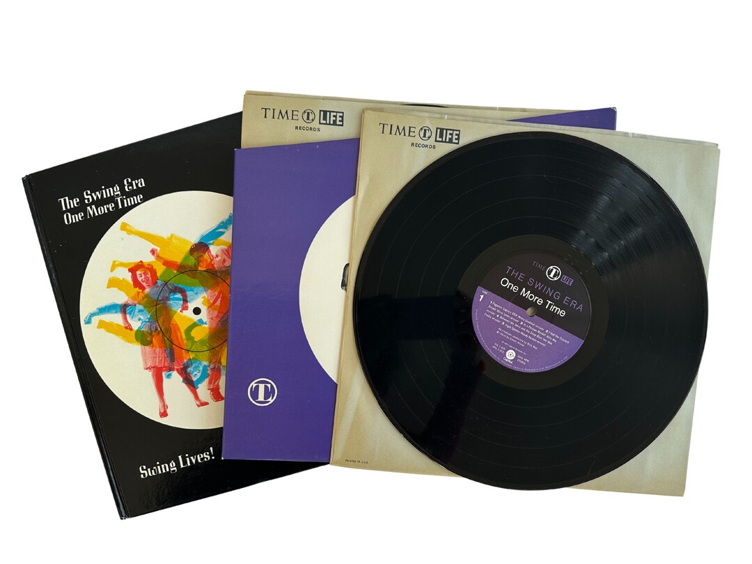 Vintage Vinyl Records Book Set 1972, Timelife Swing Era, Jazz and Blues ...