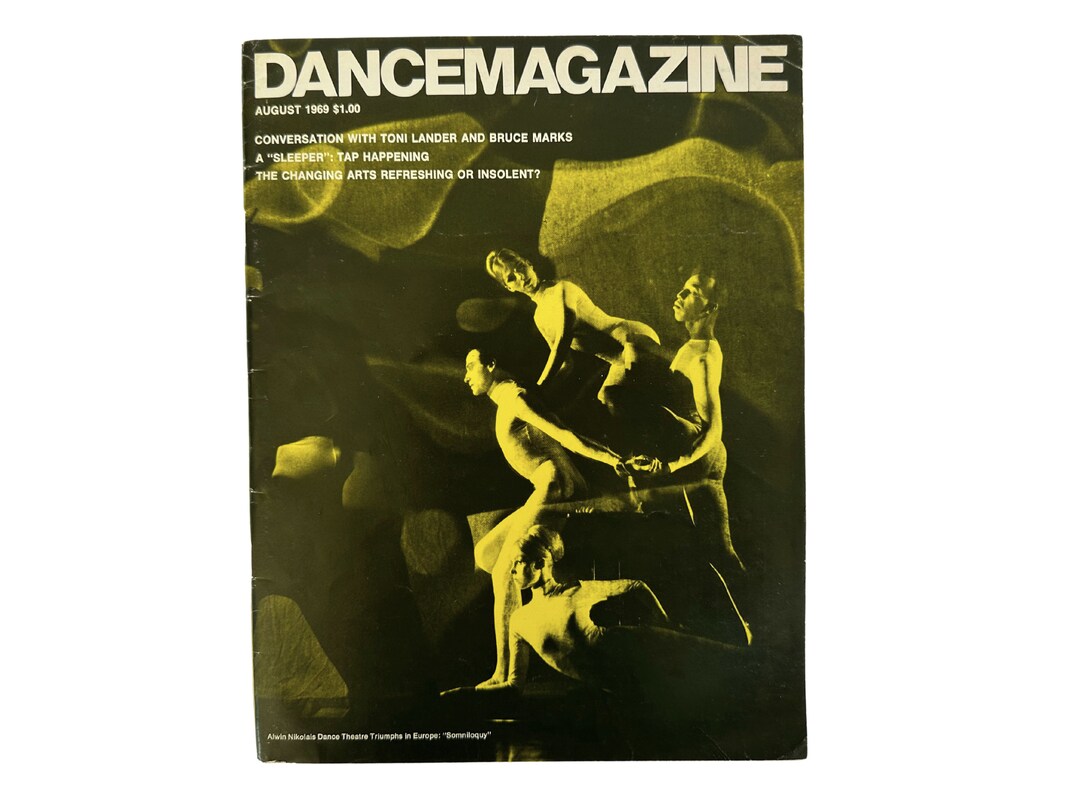 Vintage Dancemagazine August 1969, Toni Lander, Bruce Marks, Alwin ...