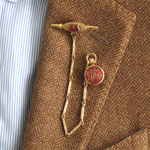 Lapel Pin Chain - Etsy