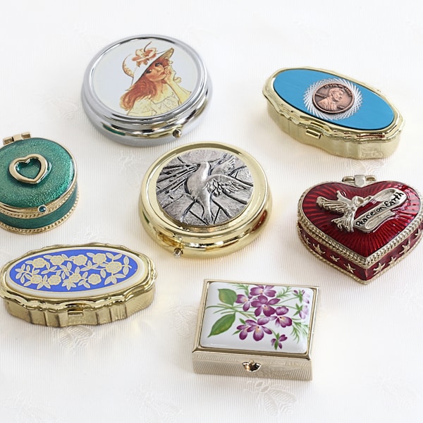 Decorative Pill Box - Etsy