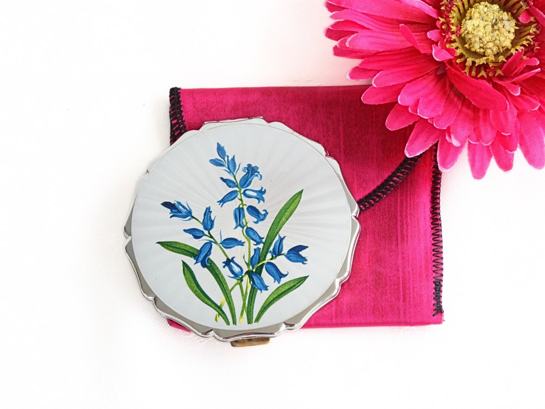 Vintage Stratton Princess Mirrored Powder Compact Silver Plated With ...