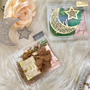 Lux Islamic Gift Set, Mini Quran Tasbih Gift Set, Islamic Party Gifts ...