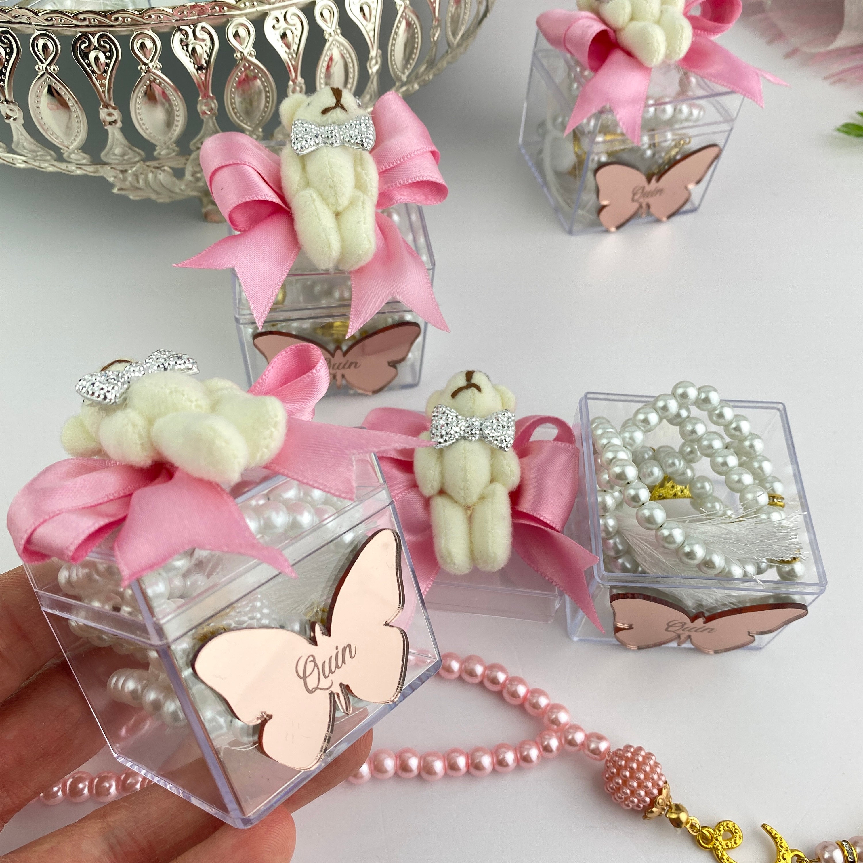Islamic Teddy Bear Baby Shower Favors Prayer Beads Favors - Etsy UK